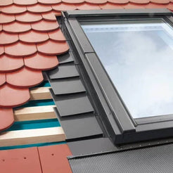 FAKRO EPV Flashing Kit for Plain Roofing Tiles – For Non-Interlocking ...