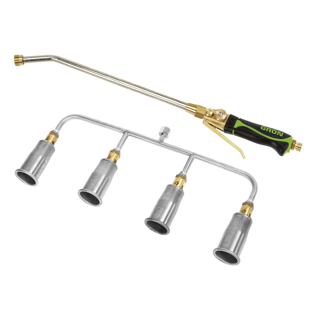 GRÜN 4-Burner Gas Torch – Professional Roofing Torch – Flat Roofing Systems