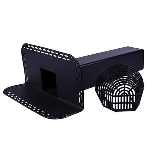 Flexiproof EPDM Horizontal Parapet Roof Outlet with Leaf Guard – 100mm ...