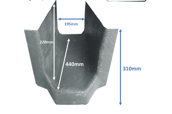GRP Parapet Wall Roof Drain Outlet Chute – Flat Roofing Systems