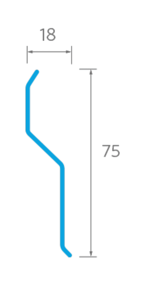 Ryno GA75 GRP Termination Bar - Felt & Asphalt Roof – Flat Roofing Systems